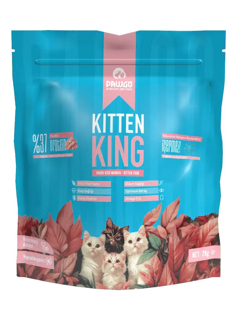 Yavru Kedi Maması -Pawgo Kitten King Kitten Food 2 Kg